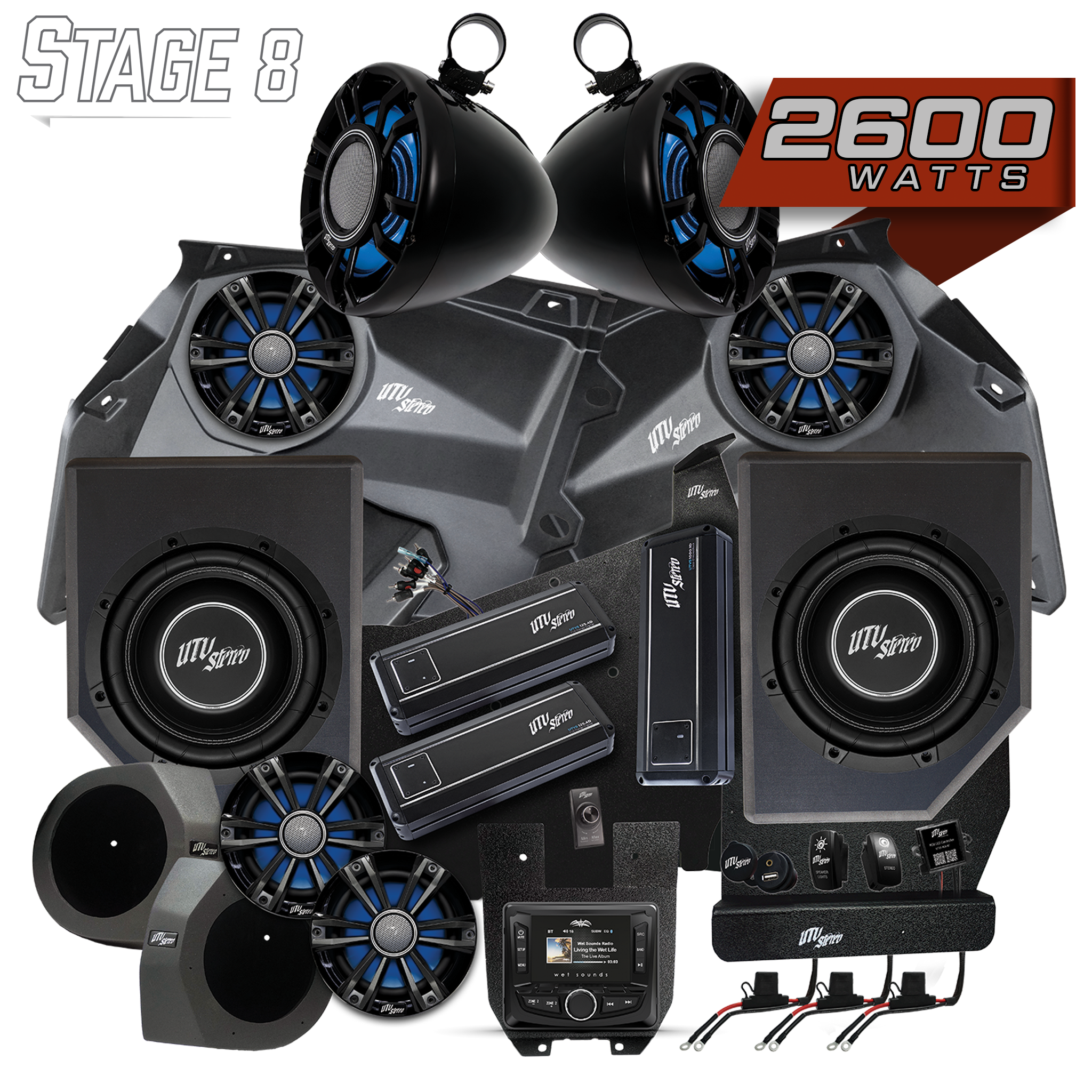 Can-Am X3 Signature Series Stage 8 Stereo Kit | UTV Stereo – T-KLAN ...